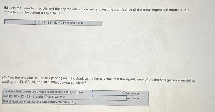 Solved We give JMP output of regression analysis. Above | Chegg.com