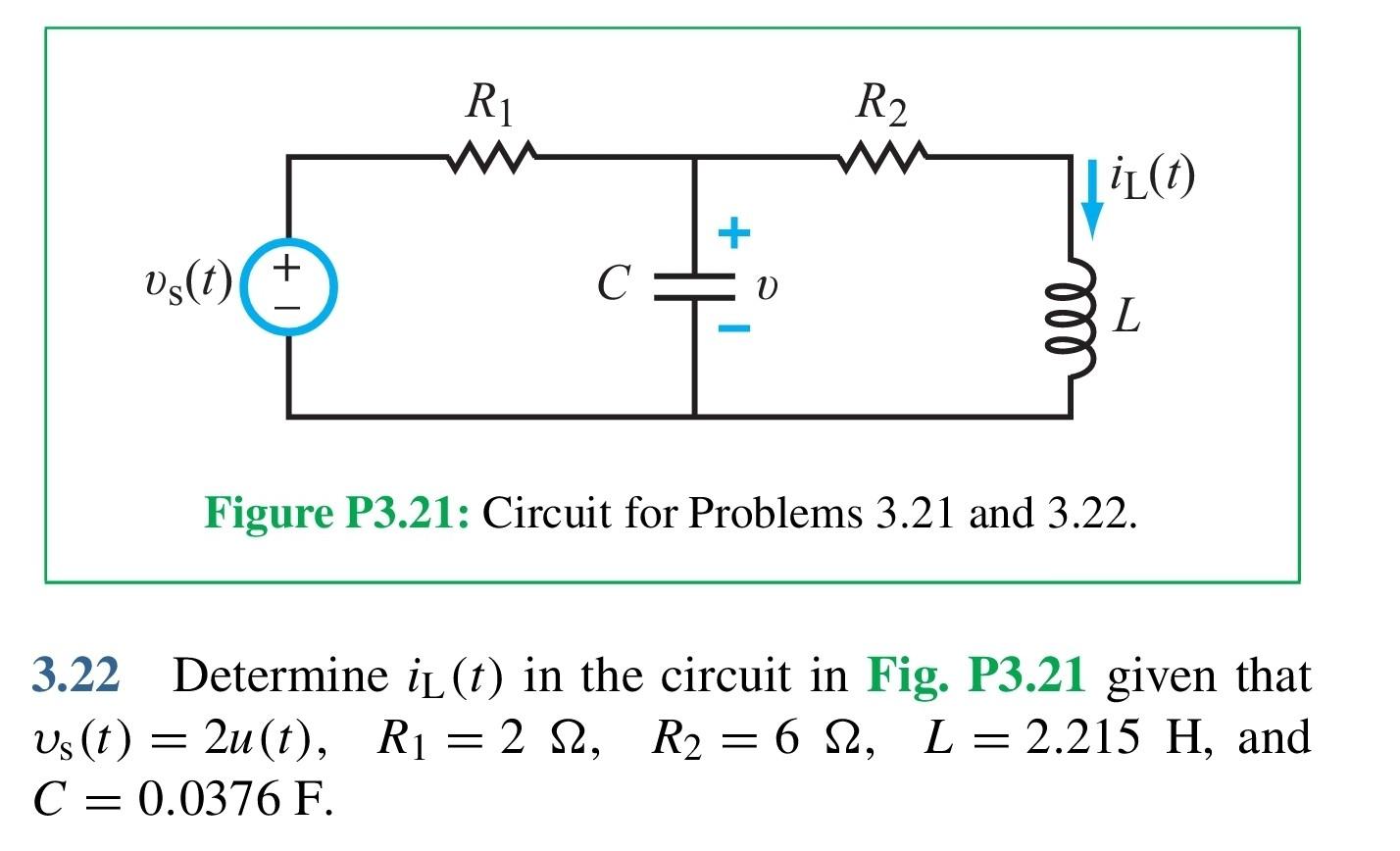 Solved Figure P3.21: Circuit for Problems 3.21 and 3.22. | Chegg.com
