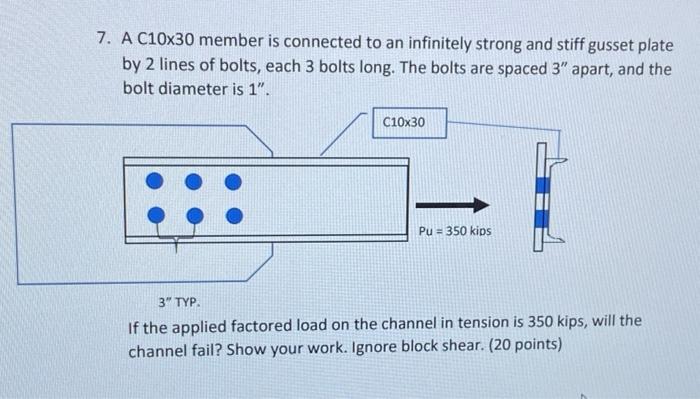 Solved 4. A W21x50 has been selected as the standard sized | Chegg.com