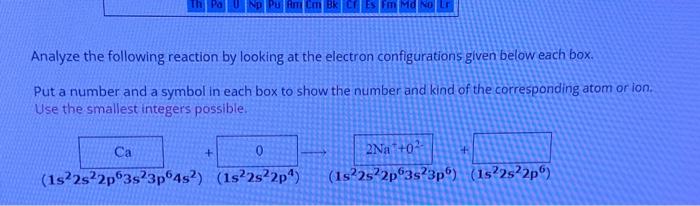 Solved Analyze The Following Reaction By Looking At The 4708