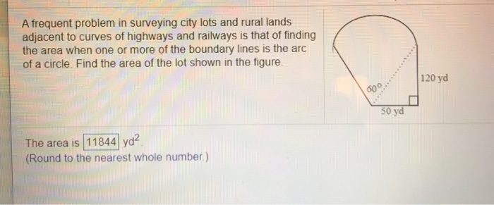 Solved A frequent problem in surveying city lots and rural | Chegg.com