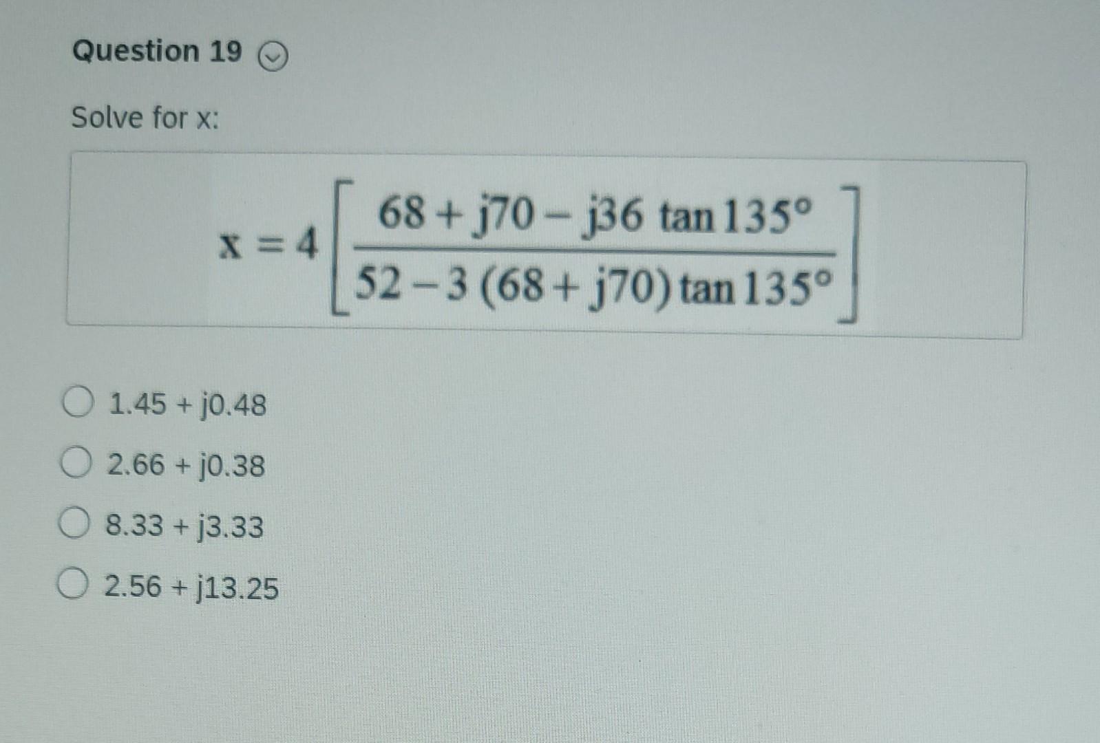 Solved Solve for x : | Chegg.com