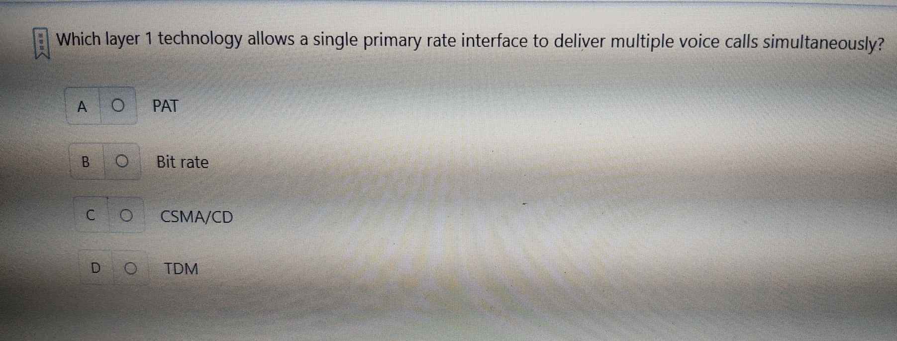 Solved Which layer 1 ﻿technology allows a single primary | Chegg.com