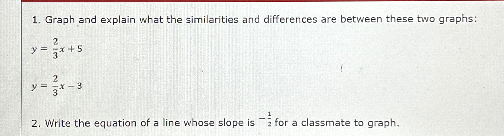 Solved Graph and explain what the similarities and | Chegg.com