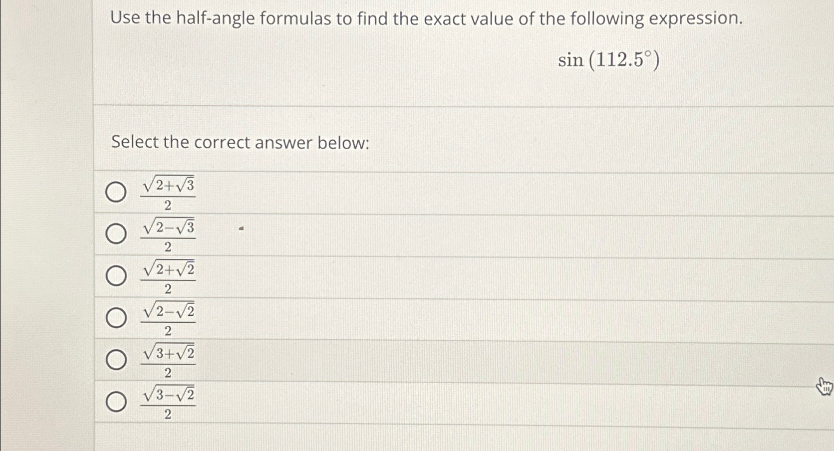 Solved Use the half-angle formulas to find the exact value | Chegg.com