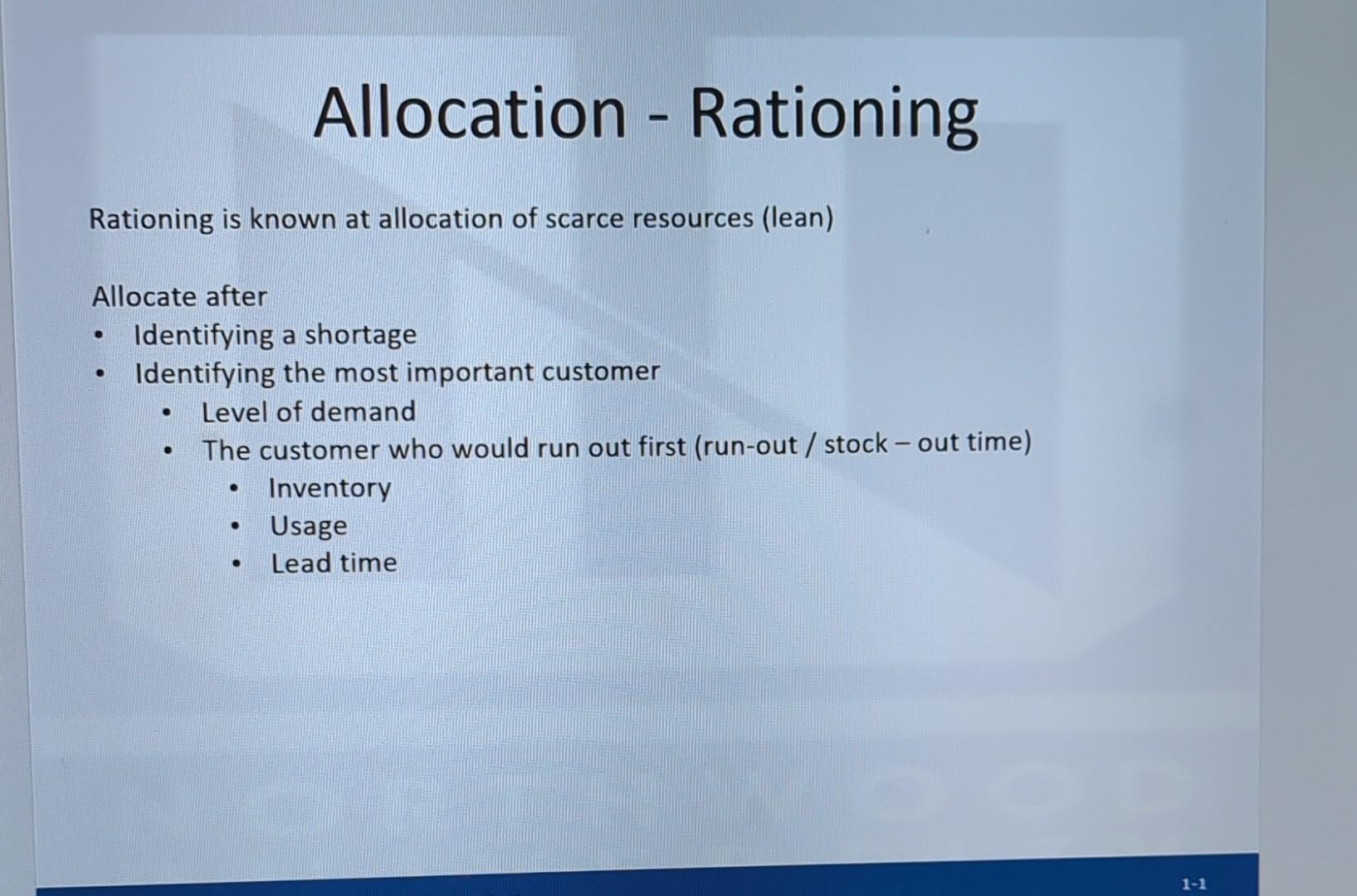 Solved Rationing is known at allocation of scarce resources | Chegg.com