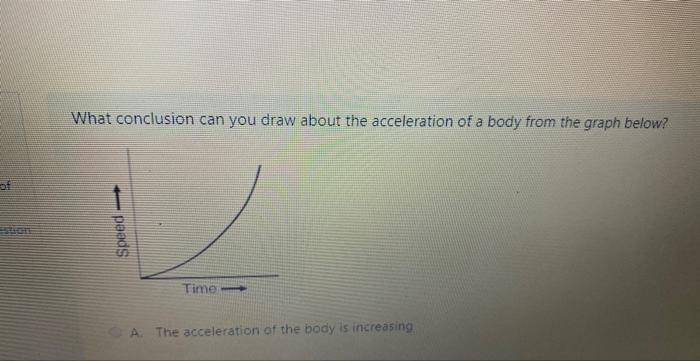 Solved What conclusion can you draw about the acceleration | Chegg.com