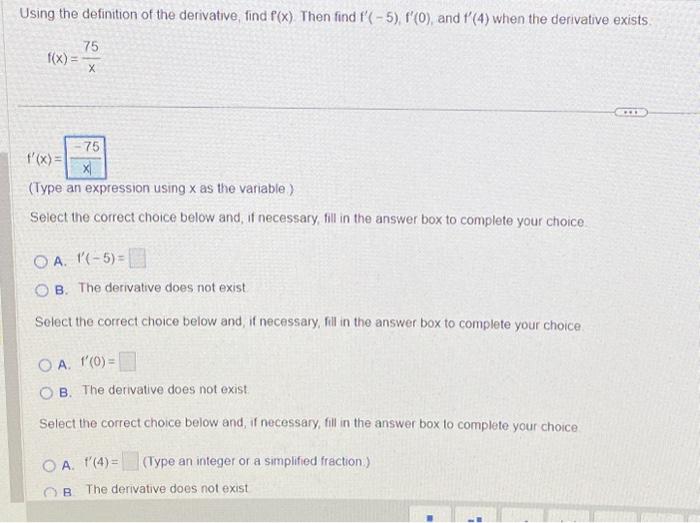 Solved Using the definition of the derivative, find P′(x). | Chegg.com