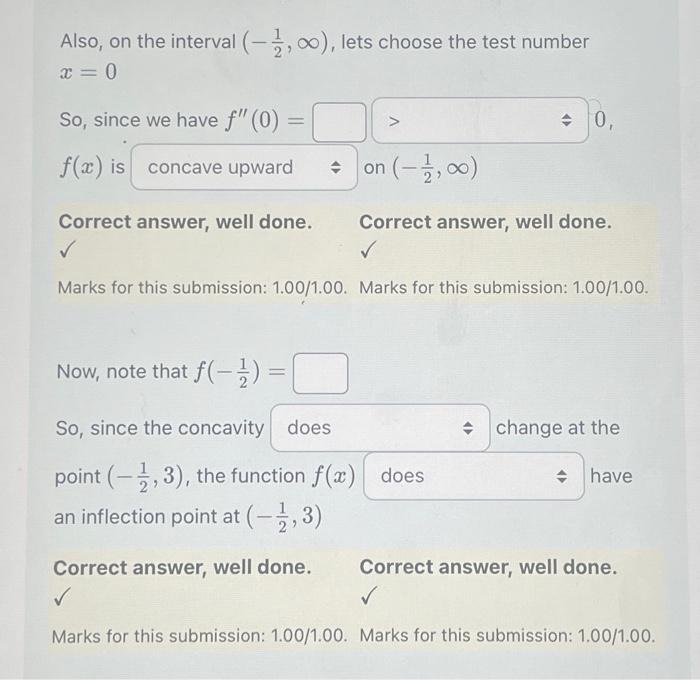 Solved Determine the inflection points of the function | Chegg.com