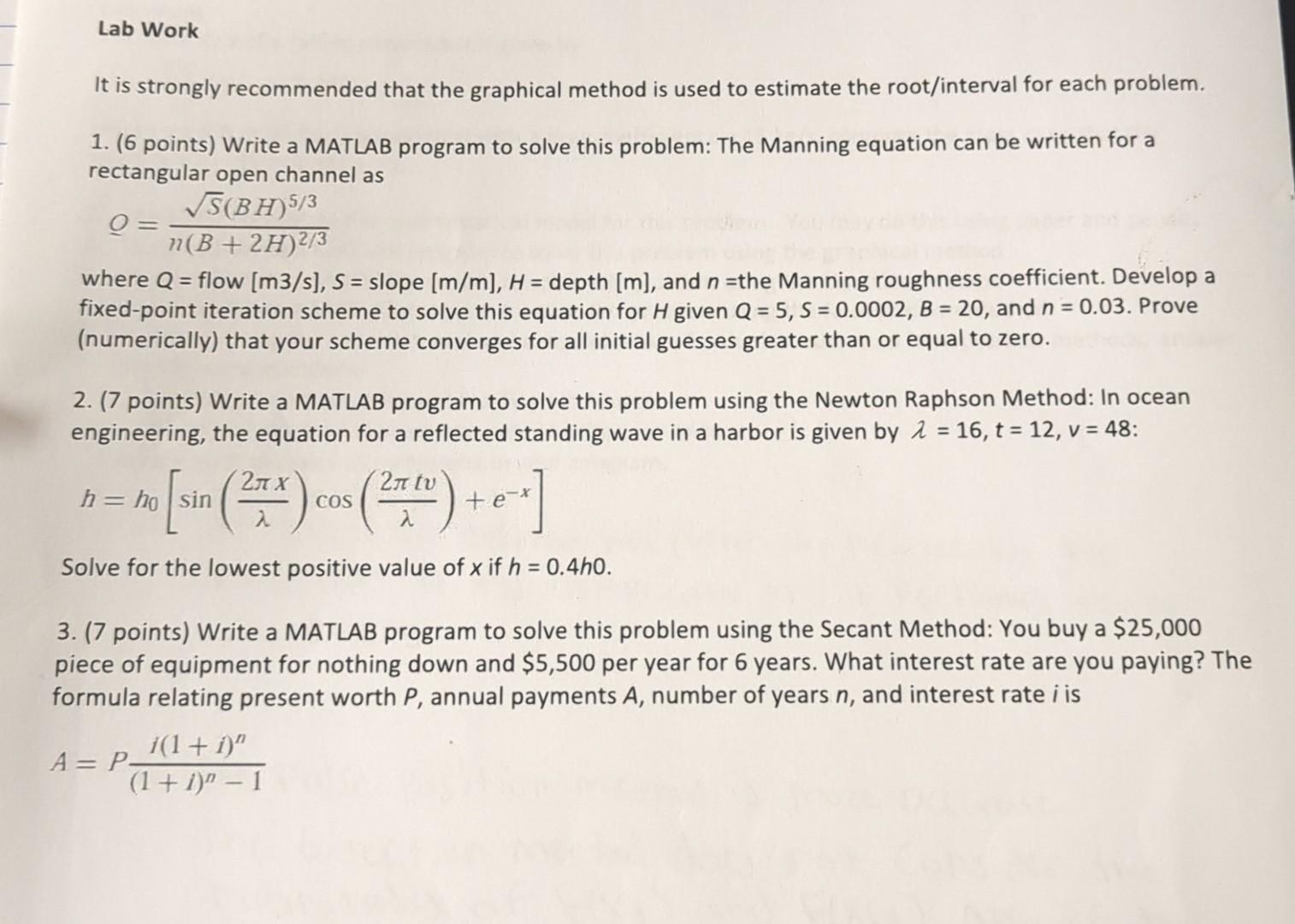 Solved It is strongly recommended that the graphical method | Chegg.com