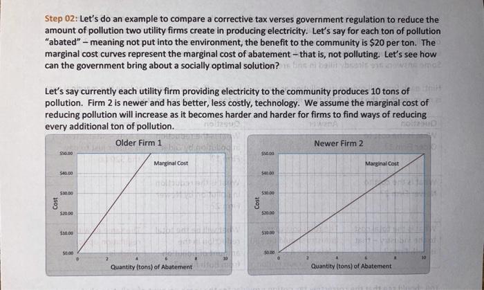 Solved Step 02: Let's do an example to compare a corrective | Chegg.com