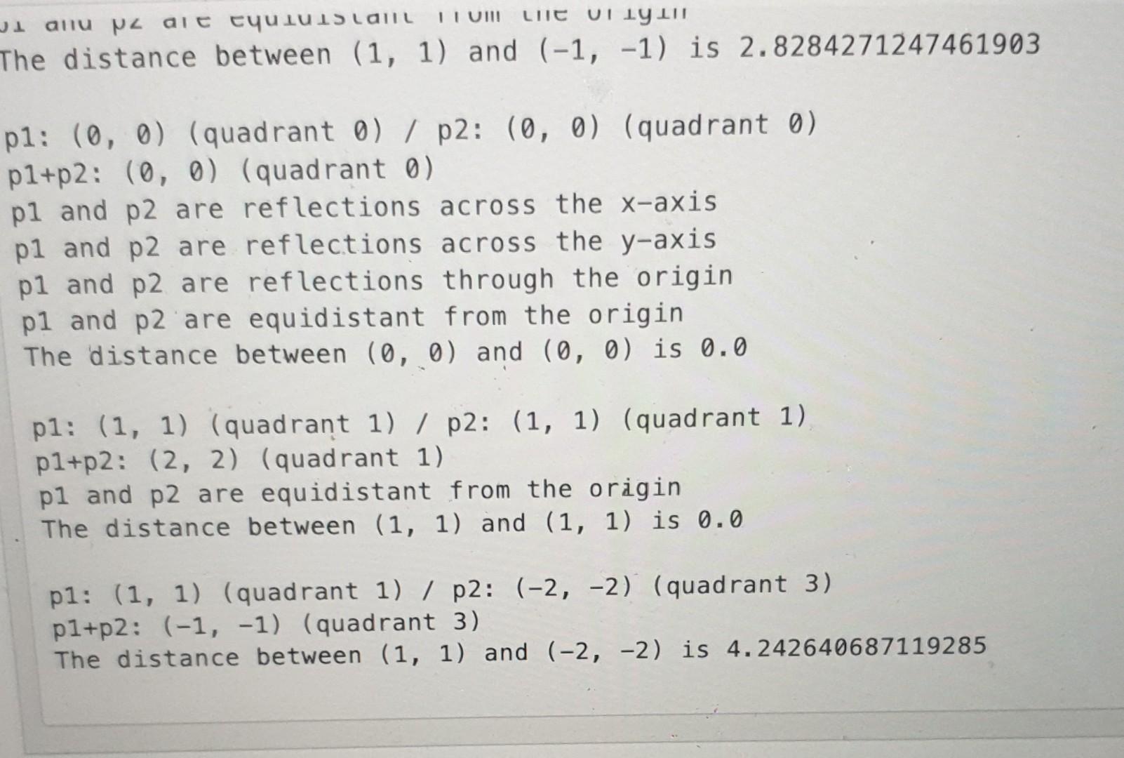 Solved how to do this like how do u use the point class | Chegg.com