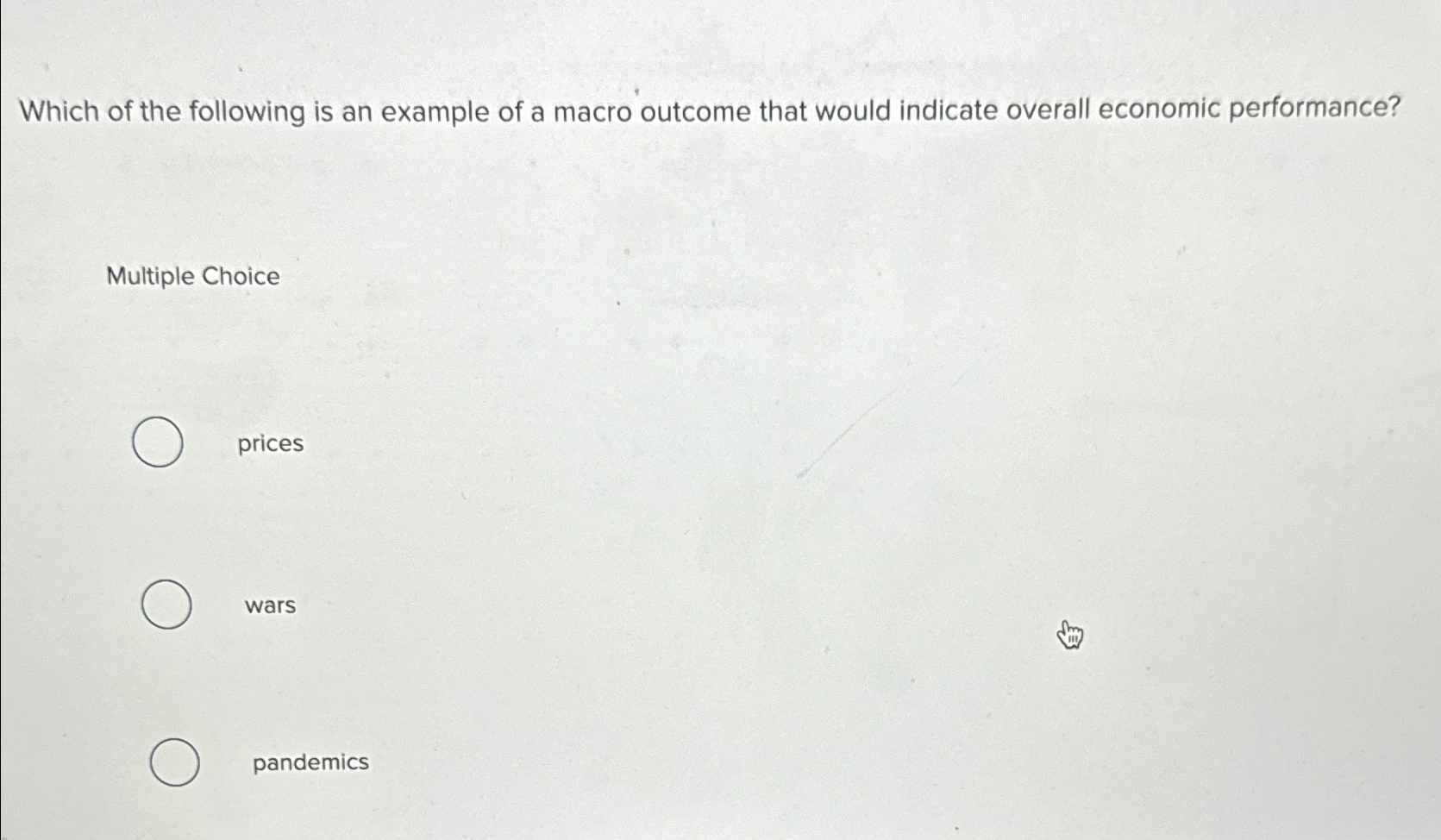 Solved Which of the following is an example of a macro | Chegg.com