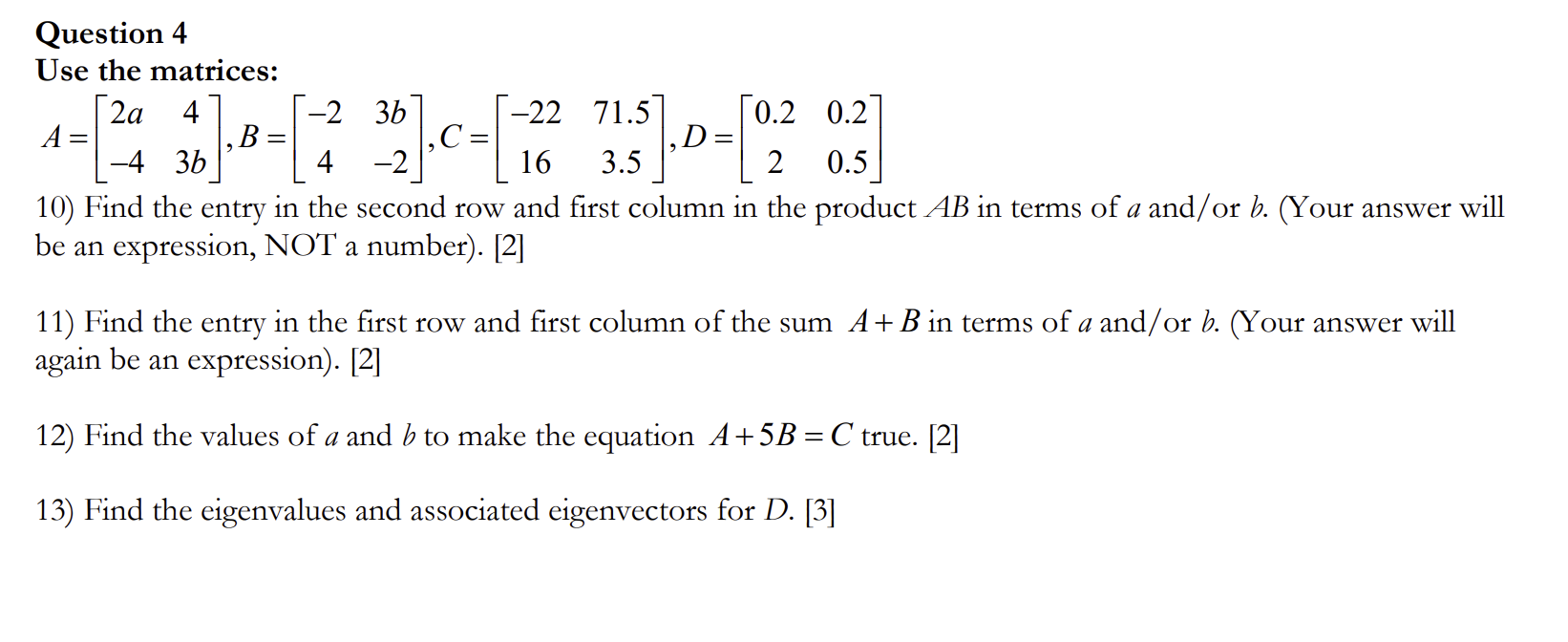 Solved Question 4Use the | Chegg.com