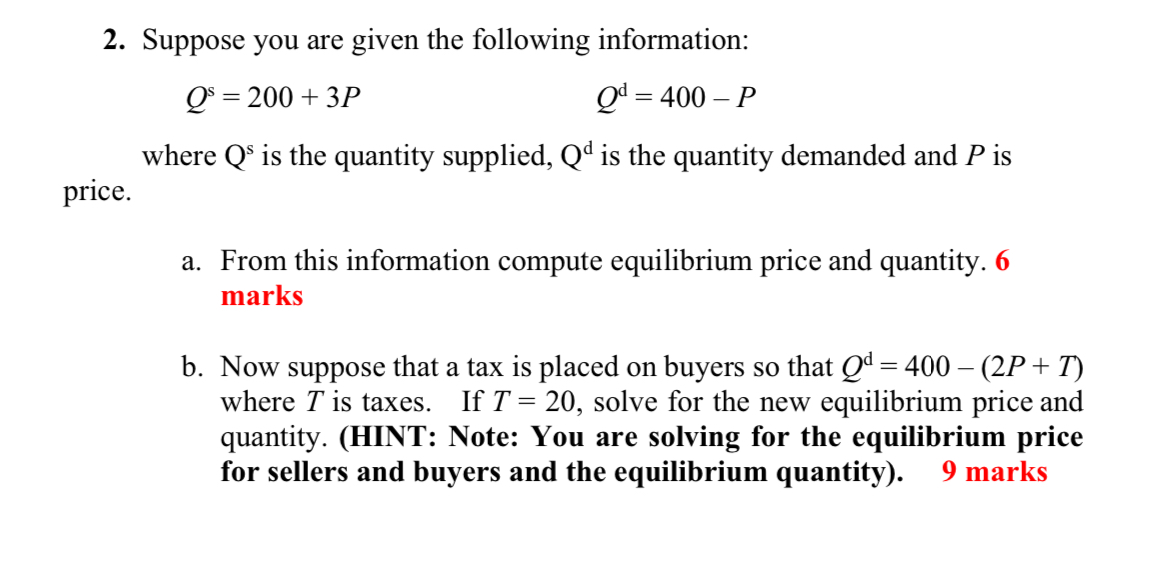 Solved Suppose you are given the following | Chegg.com
