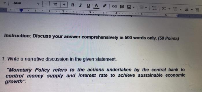 Solved Instruction: Discuss your answer comprehensively in | Chegg.com