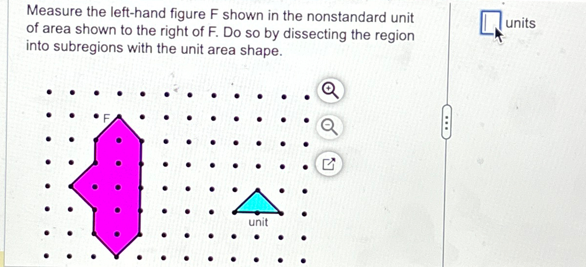 Solved Measure the left-hand figure F ﻿shown in the | Chegg.com