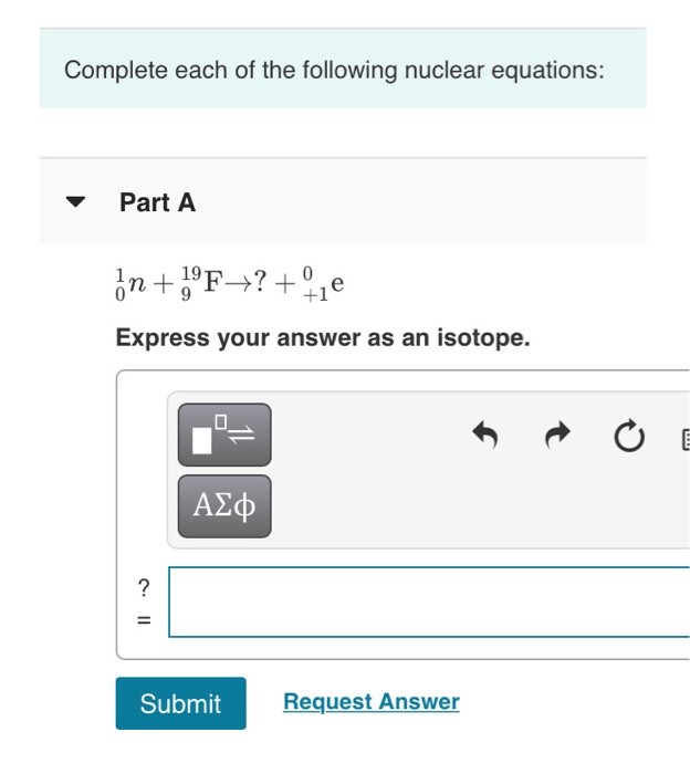 Solved Complete each of the following nuclear equations: | Chegg.com