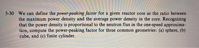5-30 We can define the power-peaking factor for a | Chegg.com