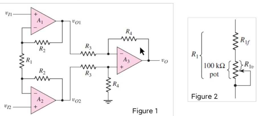 For the instrumentation amplifier circuit is shown in | Chegg.com