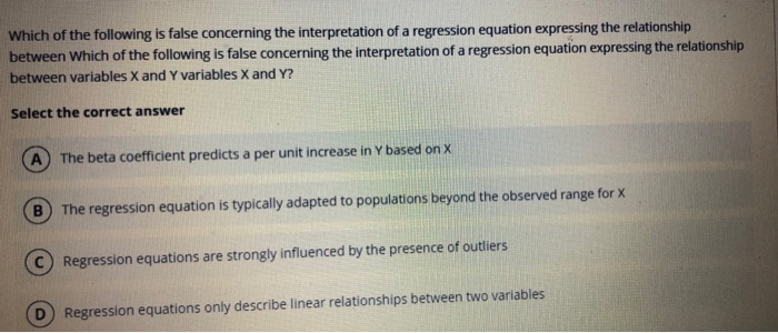 Solved Which of the following is false concerning the | Chegg.com