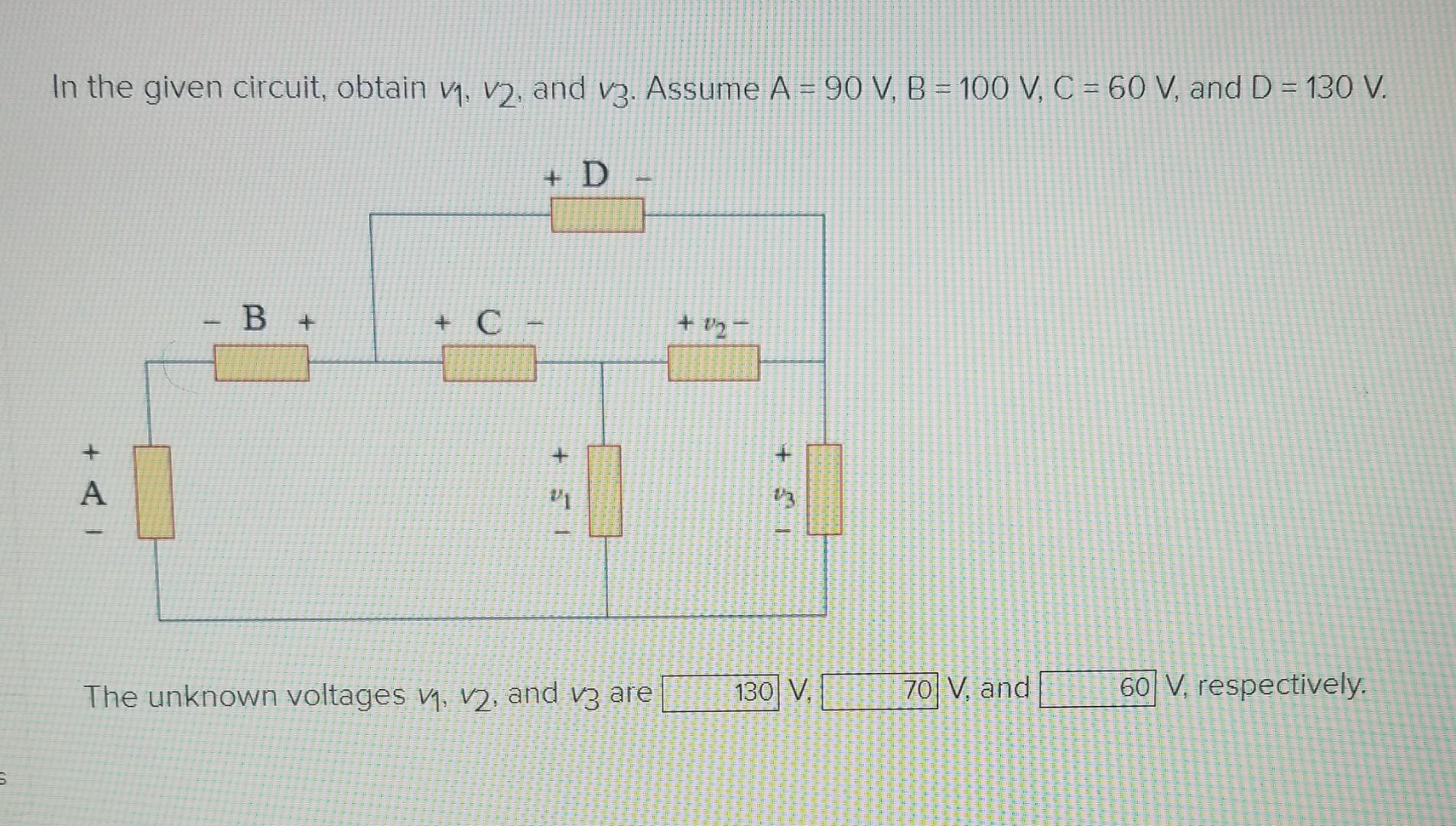 Solved In the given circuit, obtain V1, V2, and 13. Assume A | Chegg.com