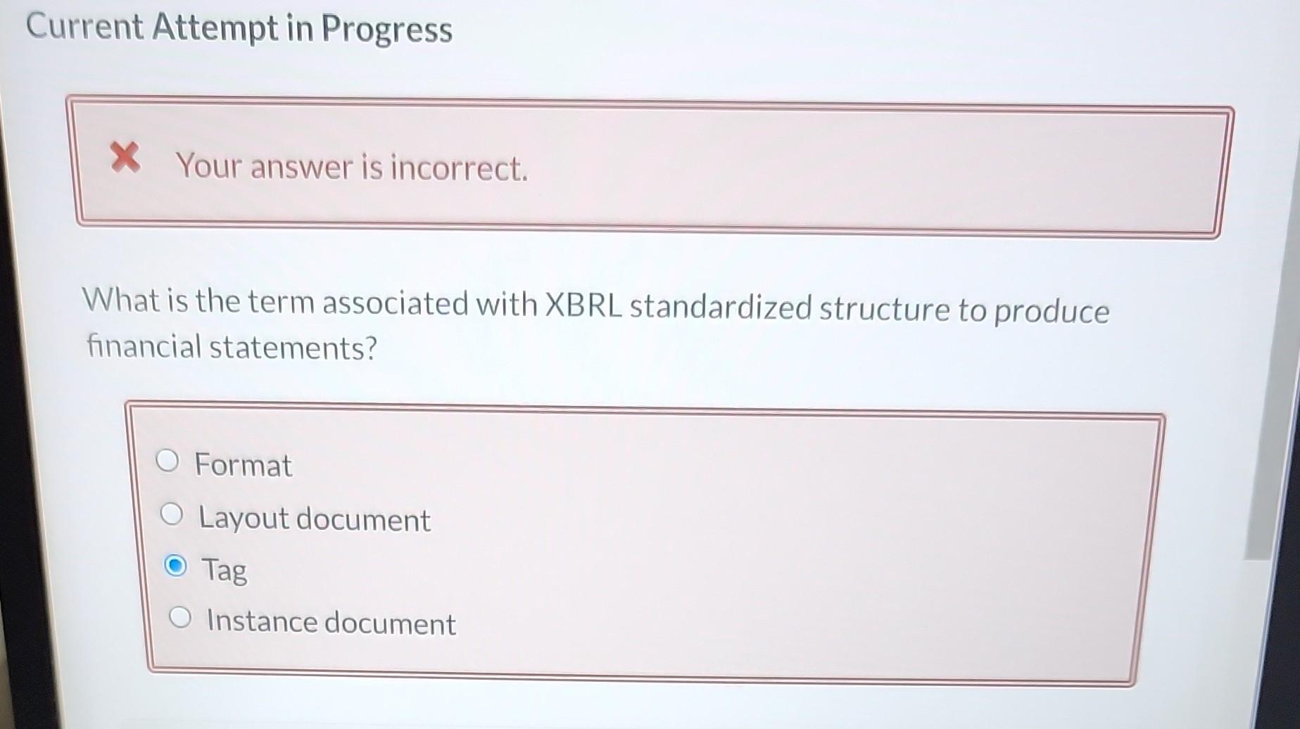 Solved Current Attempt in Progress Your answer is incorrect. | Chegg.com