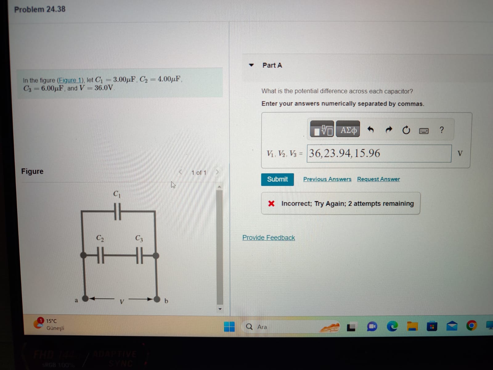 Solved Part AIn the figure (Figure 1), ﻿let | Chegg.com