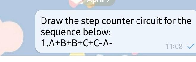 Solved Draw the step counter circuit for the sequence below: | Chegg.com