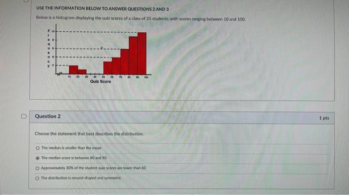 Solved USE THE INFORMATION BELOW TO ANSWER QUESTIONS 2 AND 3 | Chegg.com