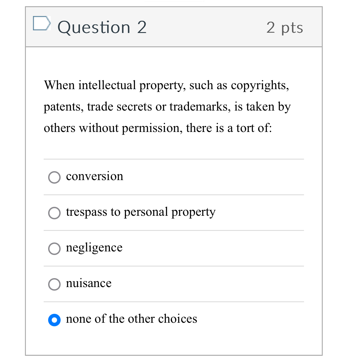 Solved Question 22 ﻿ptsWhen intellectual property, such as | Chegg.com