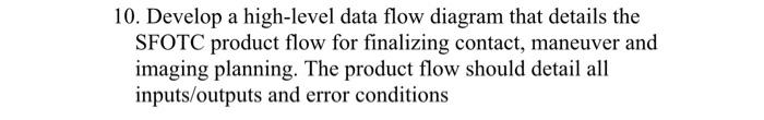 Solved 10 Develop A High Level Data Flow Diagram That 1903