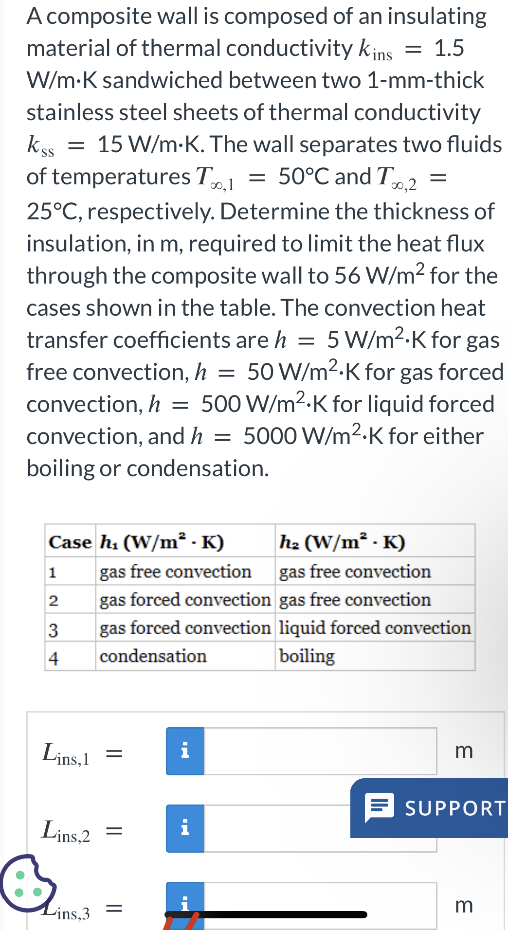 Solved A composite wall is composed of an insulating | Chegg.com