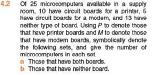 Solved Of 25 microcomputers available In a supply room. 10 | Chegg.com