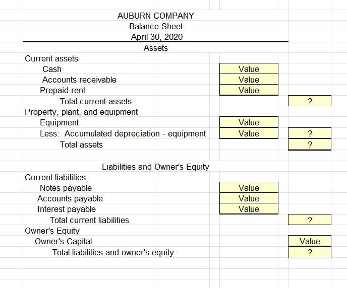 Solved 1 Ex 4-3 Prepare financial statements from worksheet | Chegg.com