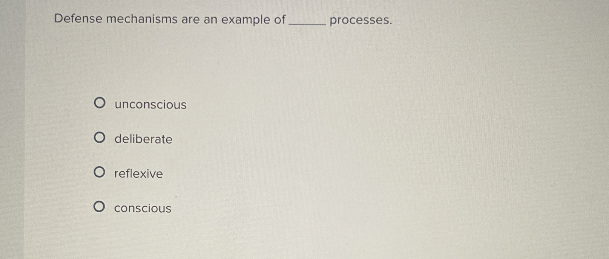 Solved Defense mechanisms are an example of q, | Chegg.com