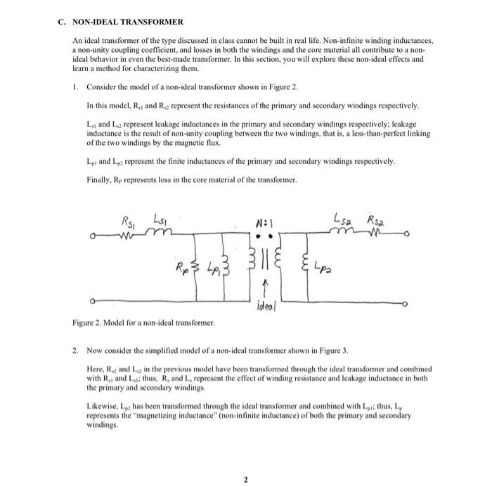 Solved EE 104 LABORATORY EXERCISE 12 TRANSFORMERS | Chegg.com