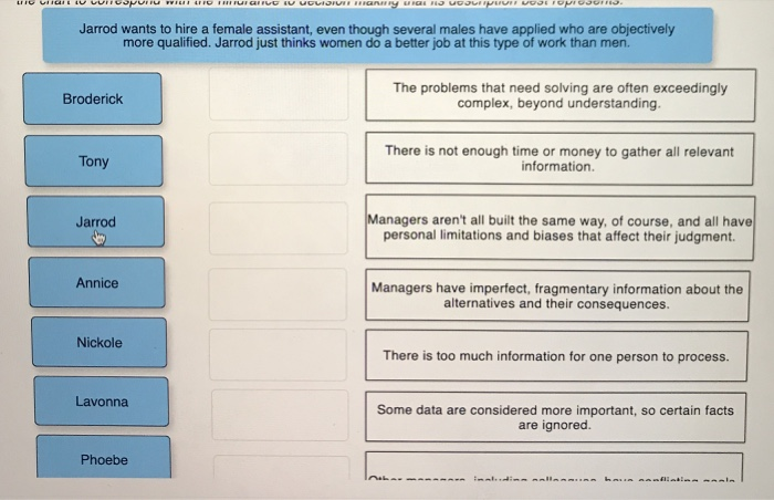 Solved Decision making can be a difficult process if | Chegg.com