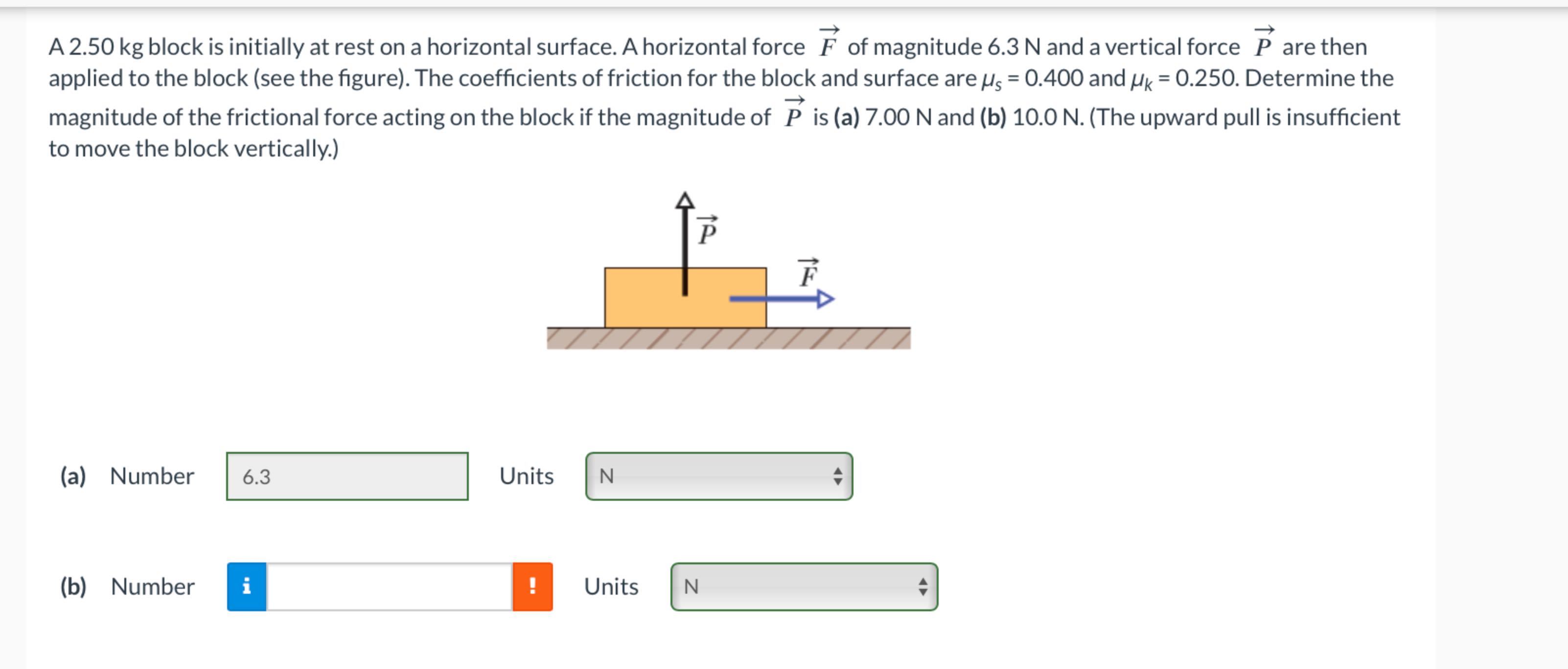 Solved A 2.50kg ﻿block is initially at rest on a horizontal | Chegg.com