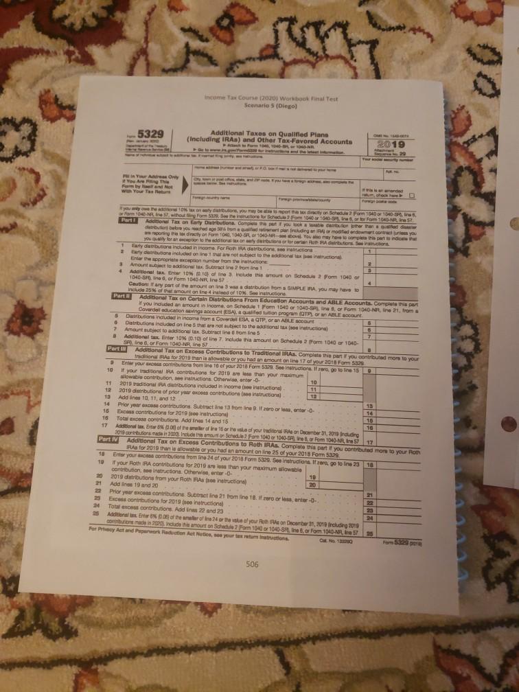 Standard deduction Use Schedule 1 (Form 1040). | Chegg.com