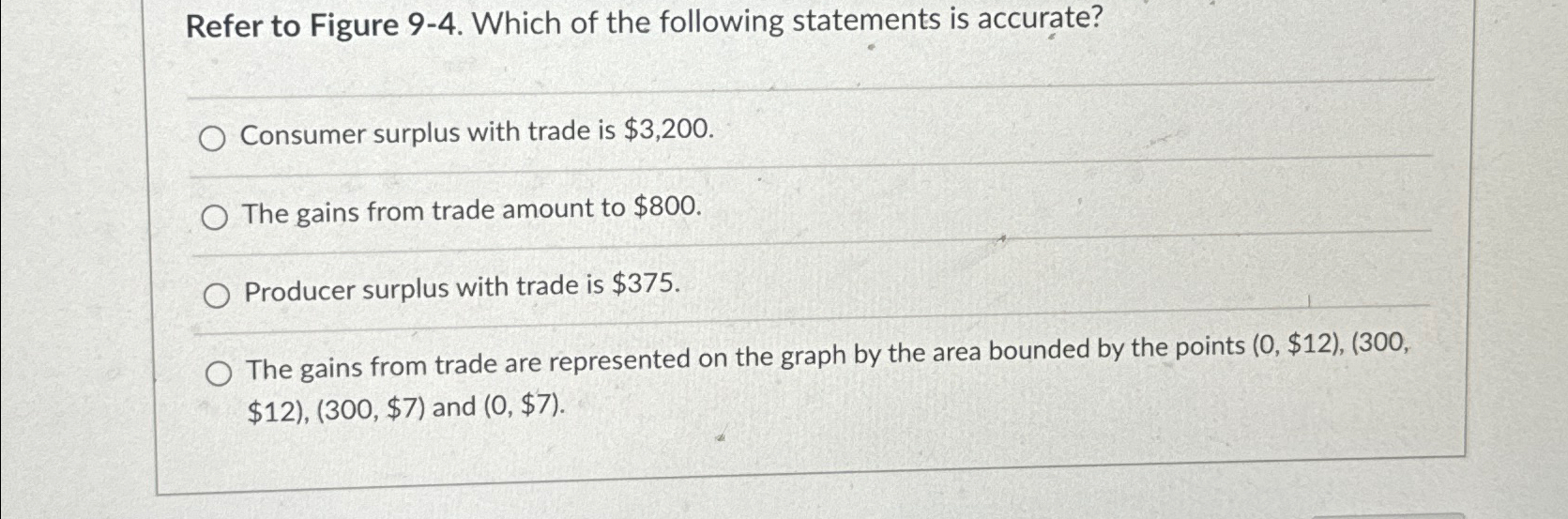 Solved Refer to Figure 9-4. ﻿Which of the following | Chegg.com