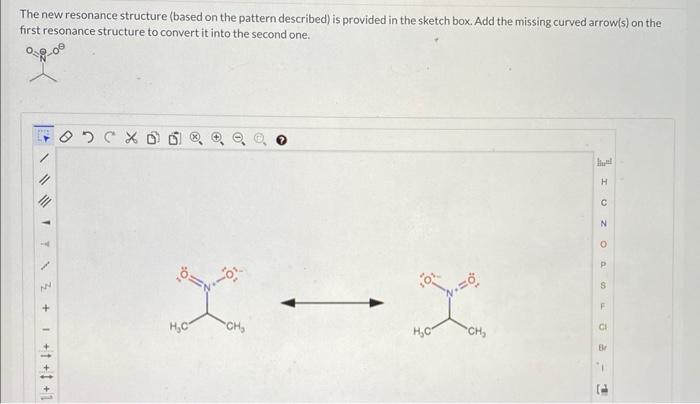 Resonance Structures In The Box On The Right, Draw The Best Resonance