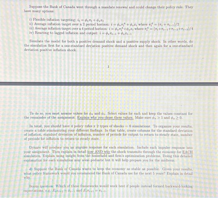 Please let me know how to run dynare step by step. I | Chegg.com