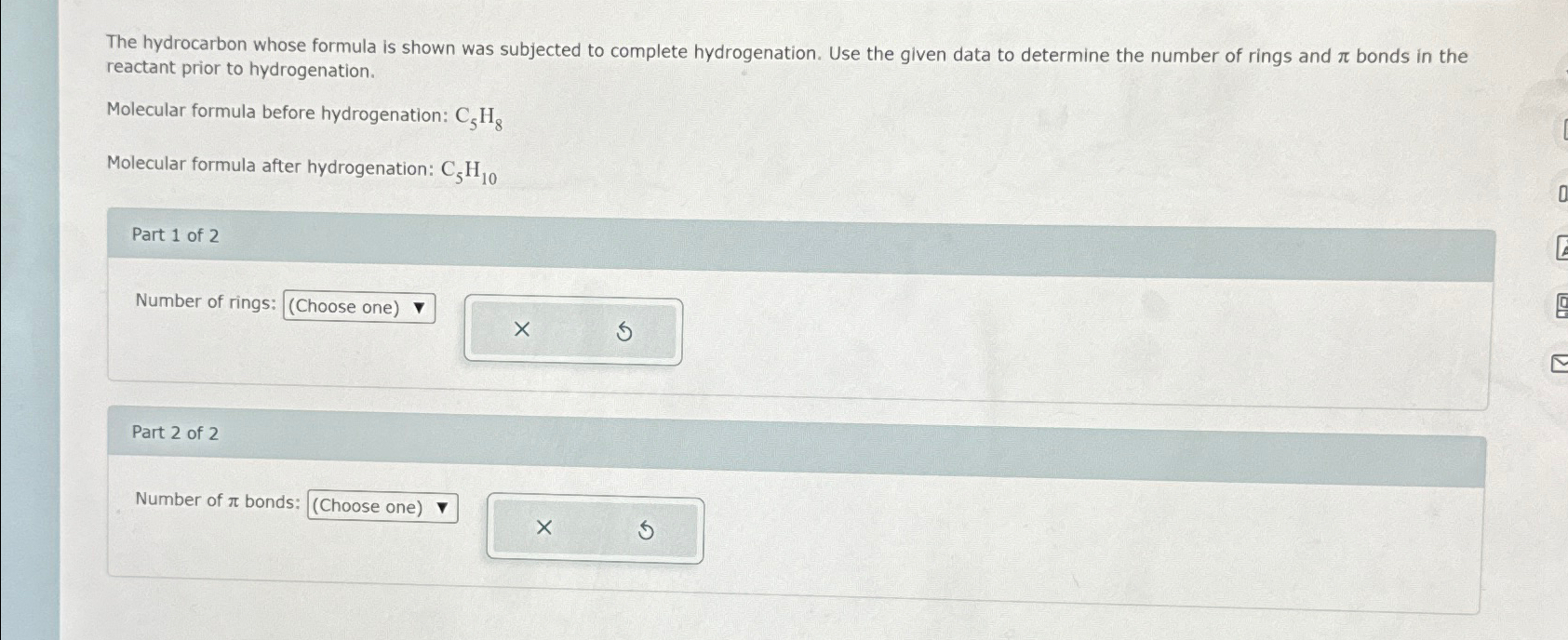 The hydrocarbon whose formula is shown was subjected | Chegg.com