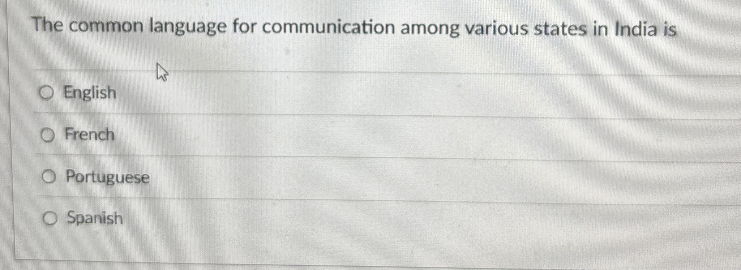 Solved The common language for communication among various | Chegg.com