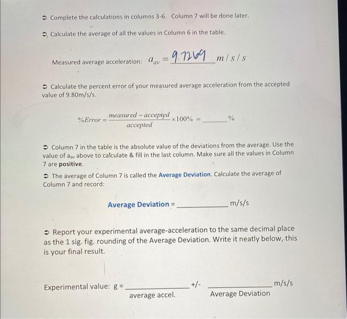Solved Objectives: measure time and distance, calculate | Chegg.com
