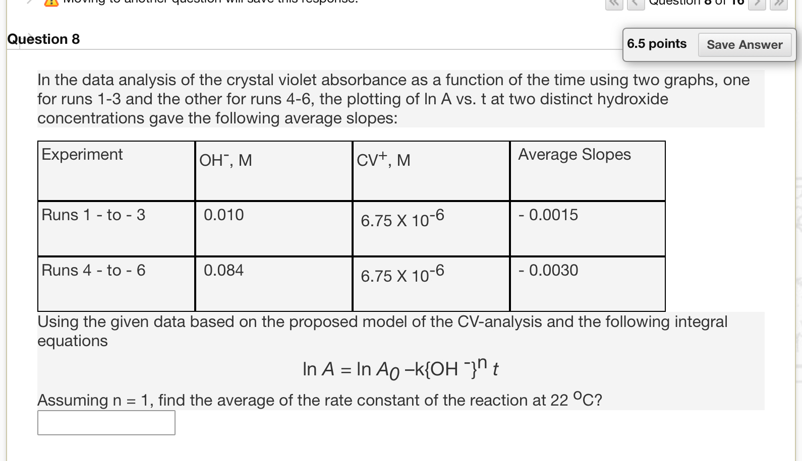 Solved Question 86.5 ﻿pointsIn the data analysis of the | Chegg.com