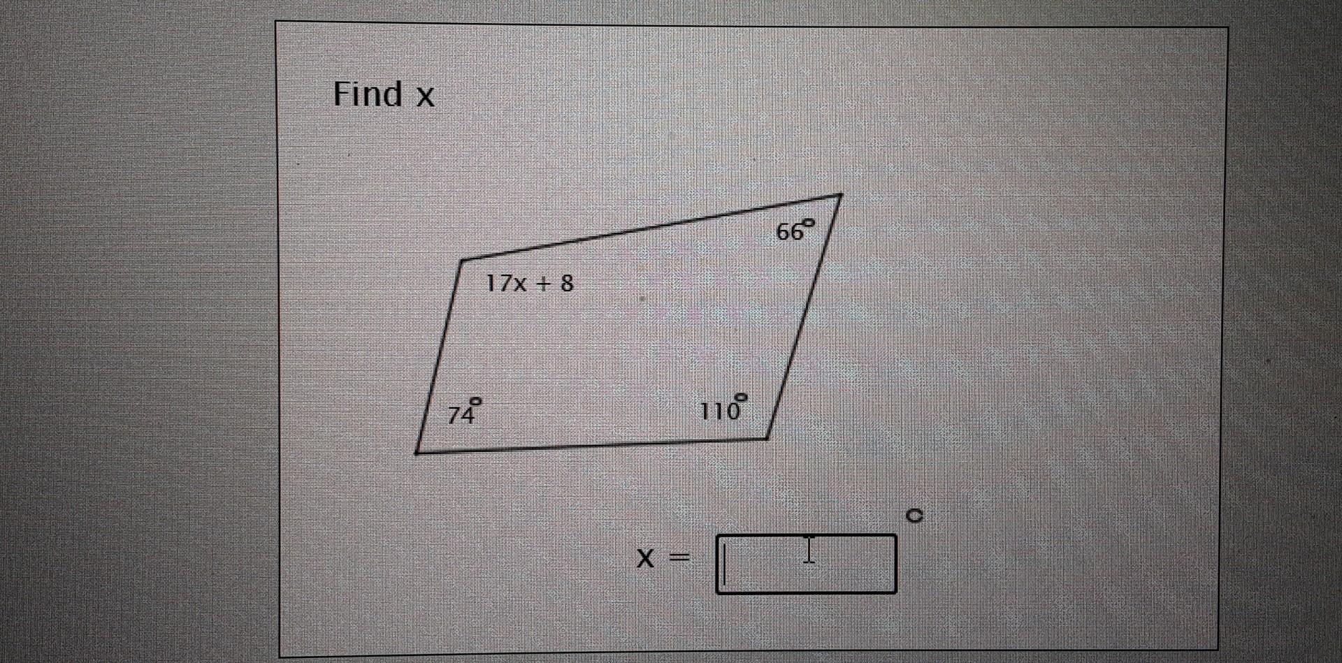 Solved Find x | Chegg.com