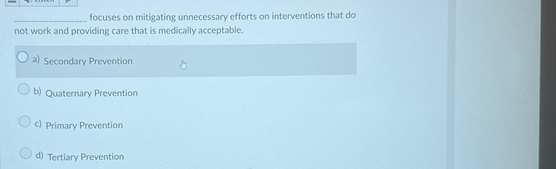 Solved q, ﻿focuses on mitigating unnecessary efforts on | Chegg.com