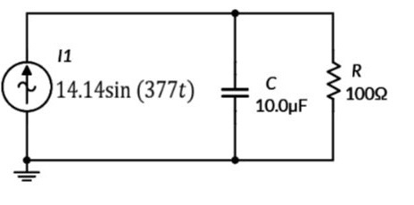 Solved Determine the current passing through the capacitor. | Chegg.com
